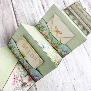 Flower Farm Tiny Mini Booklet Mini Project Booklet Craft Kit Folio Kit ...