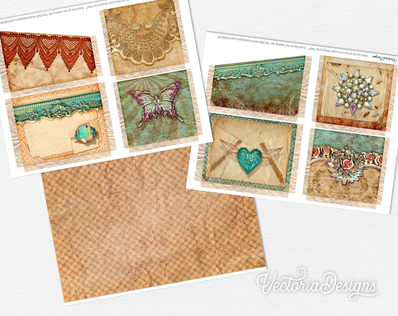 My Heart Journal Kit Valentines Day Junk Journal Kit - Etsy