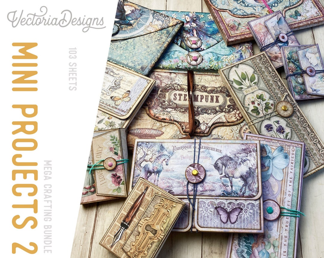 Mini Projects 2 Crafting Bundle DIY Craft Kits Printable Craft Kit ...