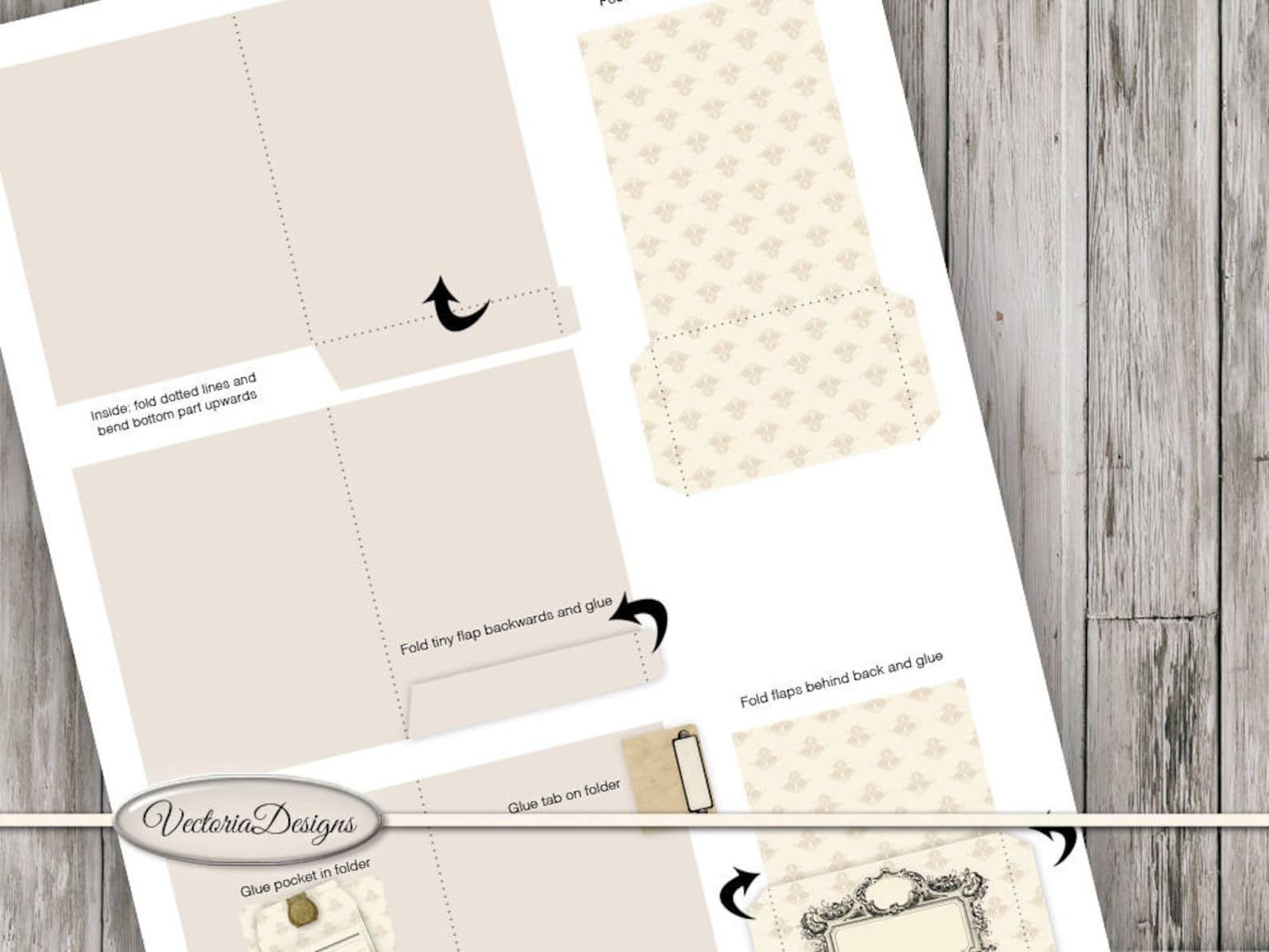 File Organizer Printable File Folder Printable Journal Kit - Etsy