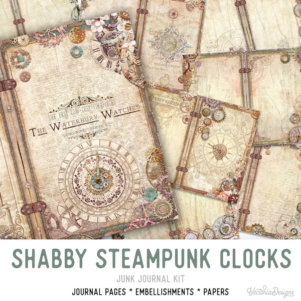 Steampunk Clock - Etsy