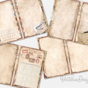 Hidden Letters Junk Journal Kit Printable Junk Journal Kit Letters ...