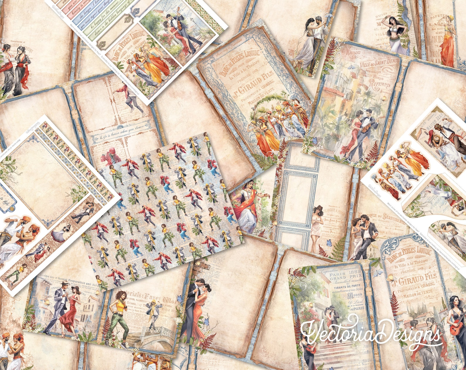 Dance Diary Junk Journal Kit Printable Junk Journal Kit Dance ...