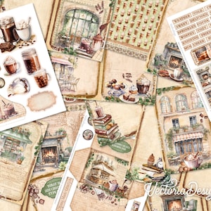 Hot Cocoa Junk Journal Kit, Printable Junk Journal Kit Chocolate ...