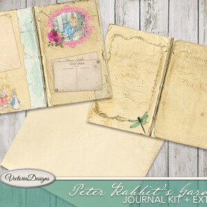 Beatrix Potter Junk Journal, Peter Rabbit Garden Journal, Printable ...