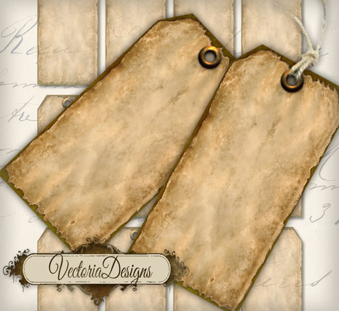 Antique Tags Printable Old Vintage Art Craft Hobby Crafting - Etsy ...