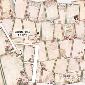 The Rose Lady Crafting Printables Kit, Junk Journal Kit, Roses Junk ...
