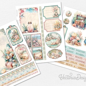 Shells Junk Journal Kit Shells Printable Junk Journal Kit Shells ...