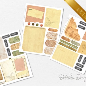Recipe Journal Box DELUXE Project Pack, Printable Journal Kit, Junk ...