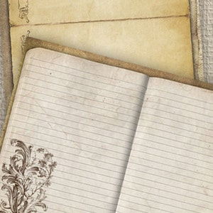 Grunge Notebook Digital Paper 8.5 X 11 Inch Paper Pack Digital Paper ...