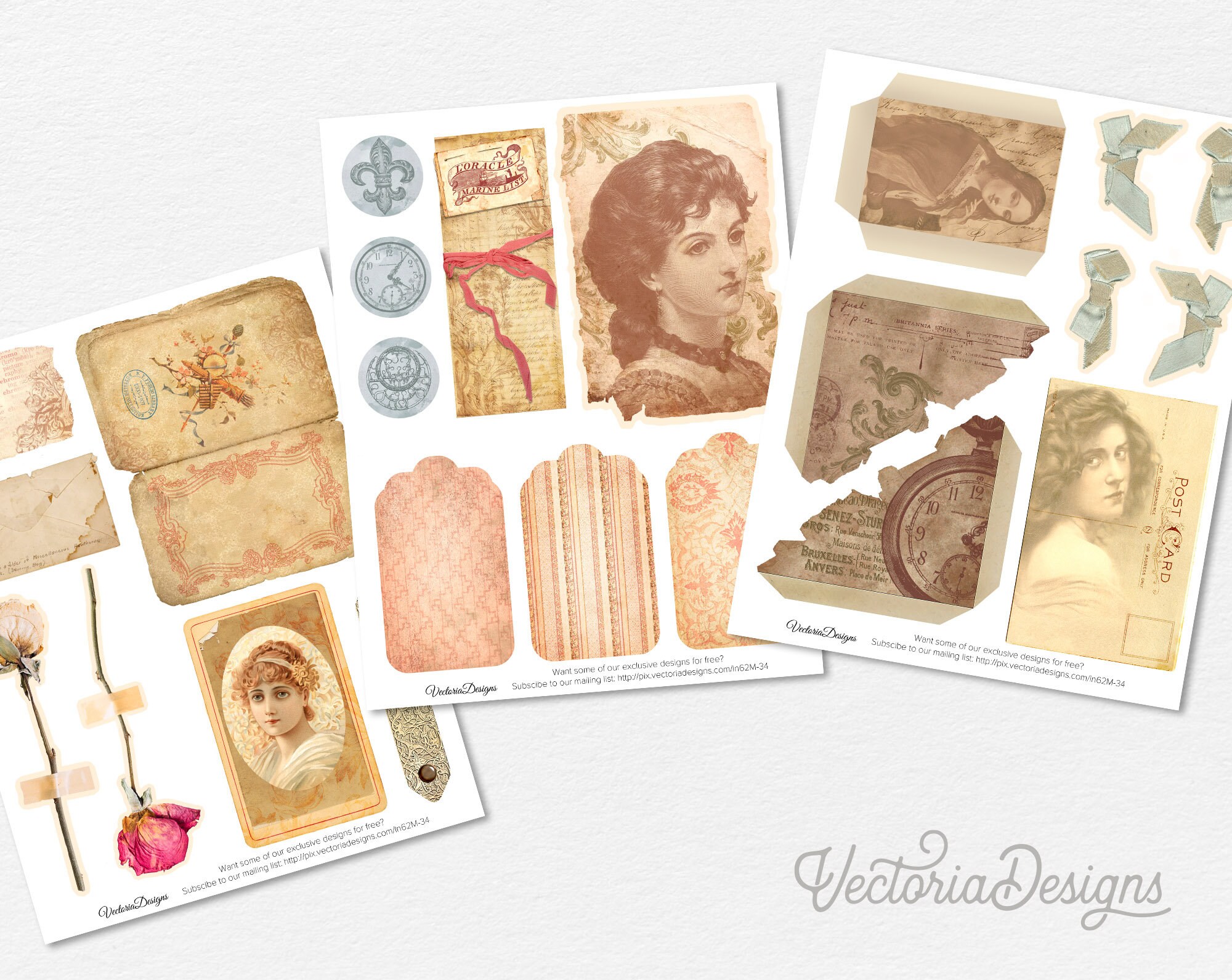 Exquisite Ephemera Junk Journal Kit Junk Journal Supplies Junk Journal Ephemera Junk Journal 