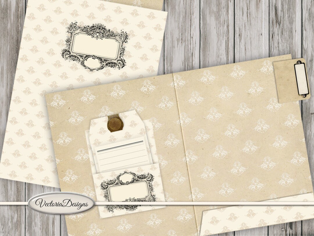 File Organizer, Printable File Folder, Printable Journal Kit, Junk ...