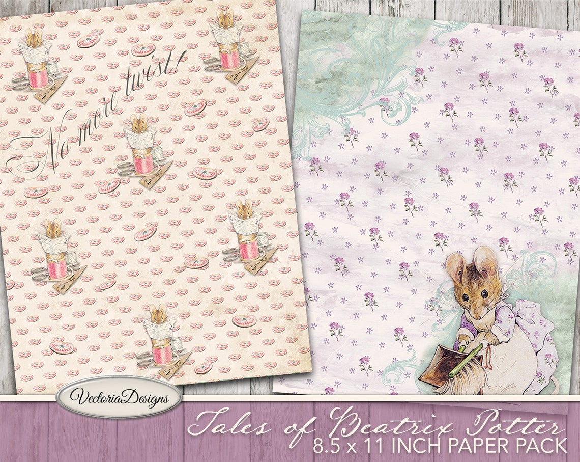 Tales of Beatrix Potter 8.5 X 11 Inch Paper Pack Journal | Etsy