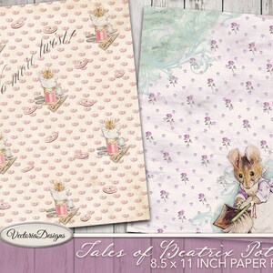 Tales of Beatrix Potter 8.5 X 11 Inch Paper Pack, Journal Pages ...
