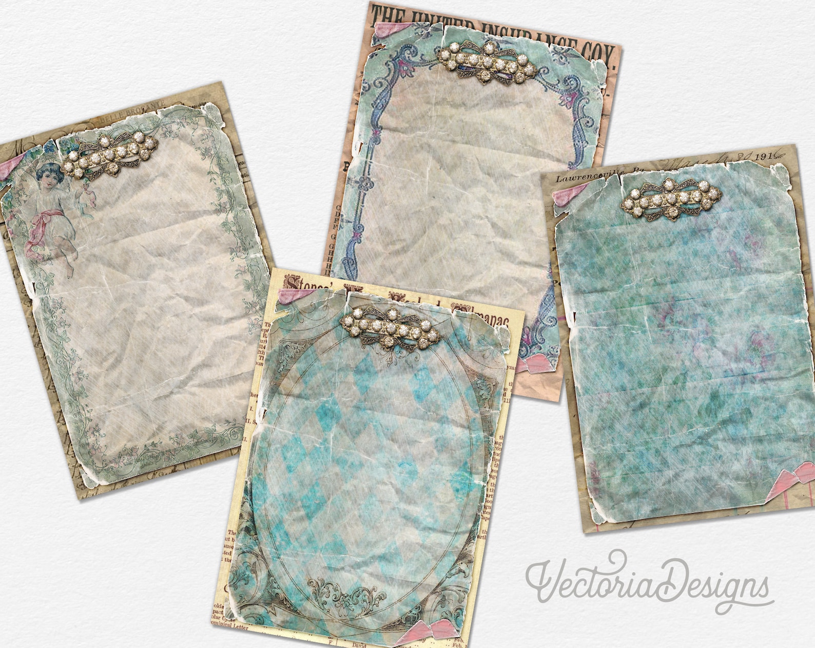 Winter Junk Journal Kit Printable Journal Diy Kit Digital - Etsy