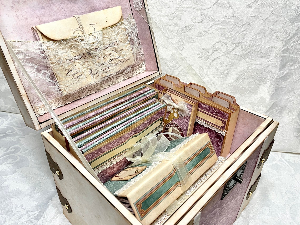 My Secret Compartment Box Crafting Tutorial, How to Paper Craft Guide ...