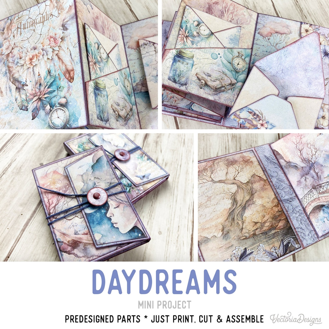 Daydreams Tiny Mini Booklet Mini Project Booklet Craft Kit Folio Kit ...