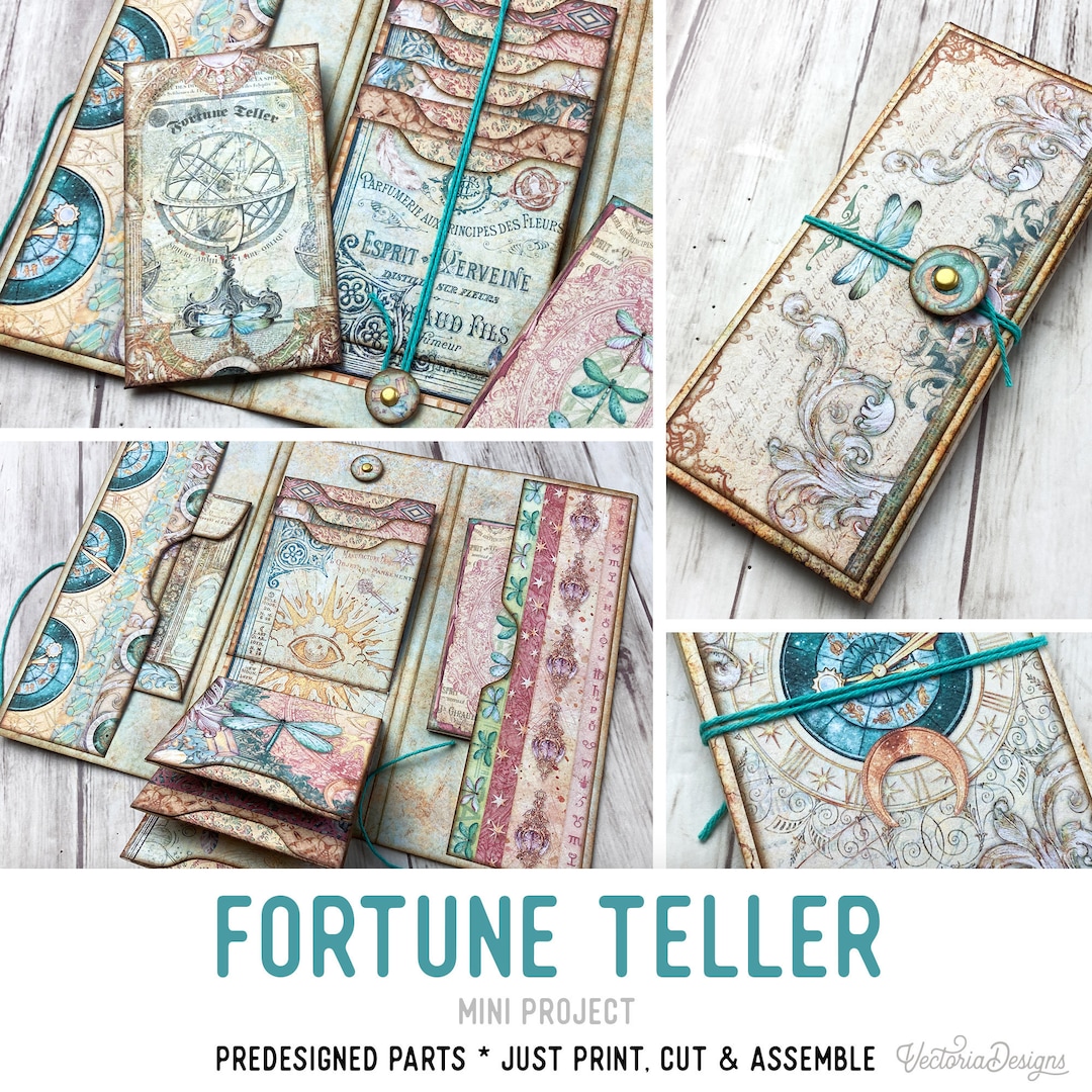 Fortune Teller Mini Project Summer Crafts Waterfall Booklet Craft Kit ...