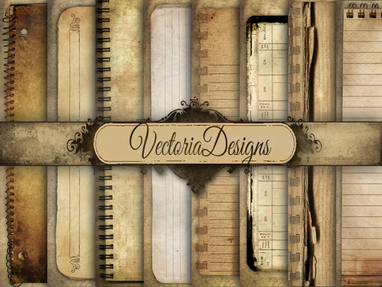 Printable Notebook Digital Paper 8.5 X 11 Grunge Printable - Etsy