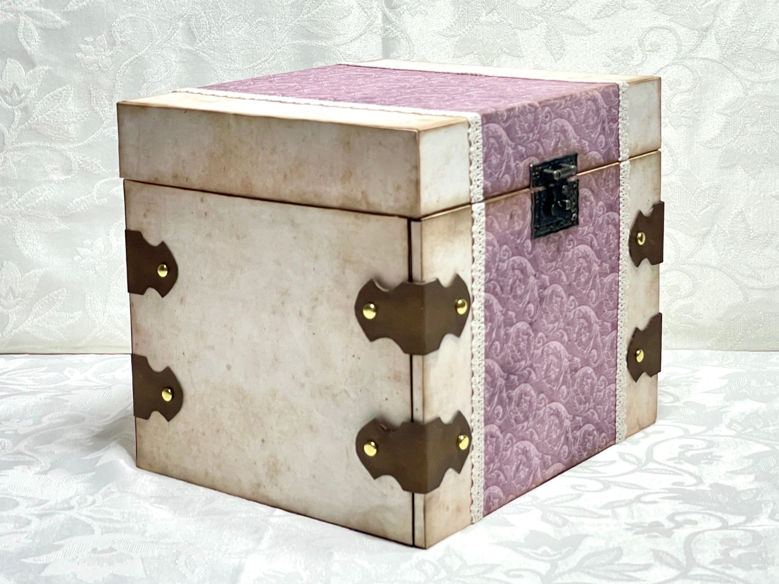 My Secret Compartment Box Crafting Tutorial, How to Paper Craft Guide ...