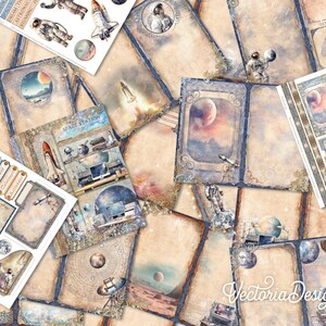 Space Travel Junk Journal Kit Printable Junk Journal Kit Astronaut ...
