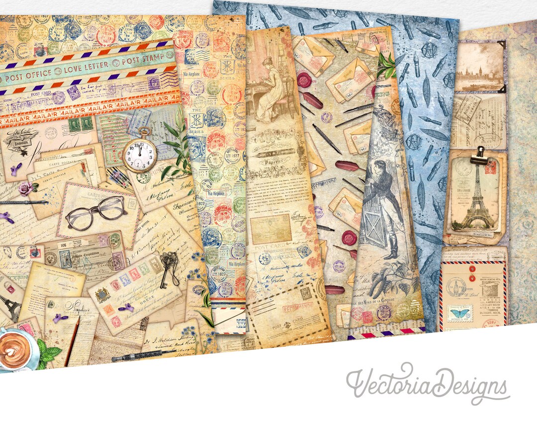 Letter Writing Paper Pack Digital Sheets Digital Paper - Etsy