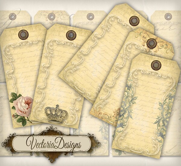 Vintage Tags Printable