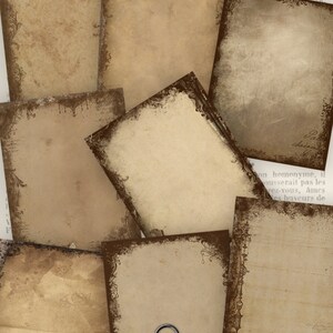 Vintage Frames Paper Pack 8.5 X 11 Inch Digital Paper Pack Instant ...