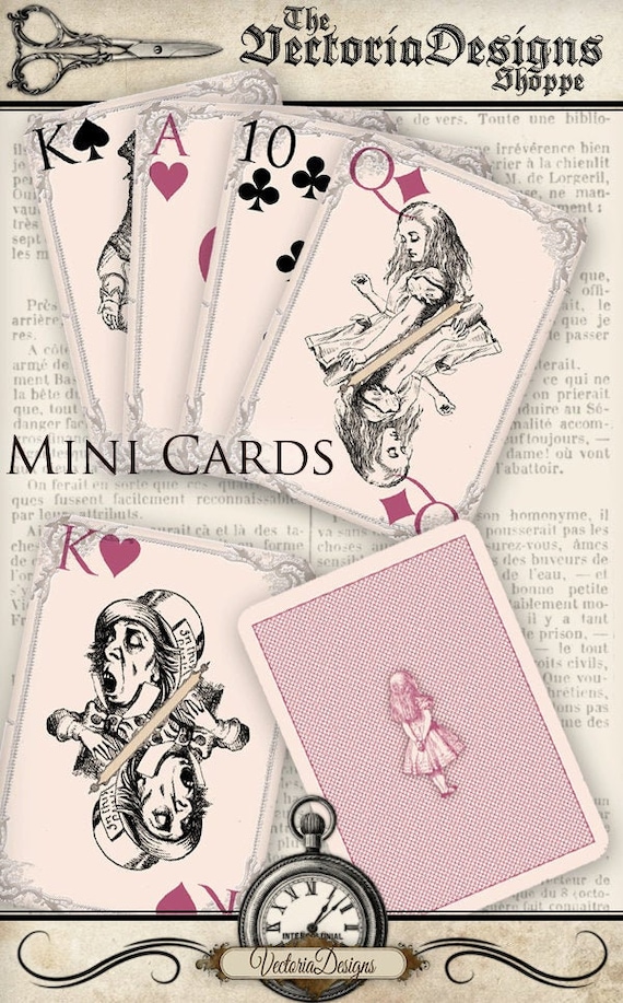 Alice In Wonderland Cards