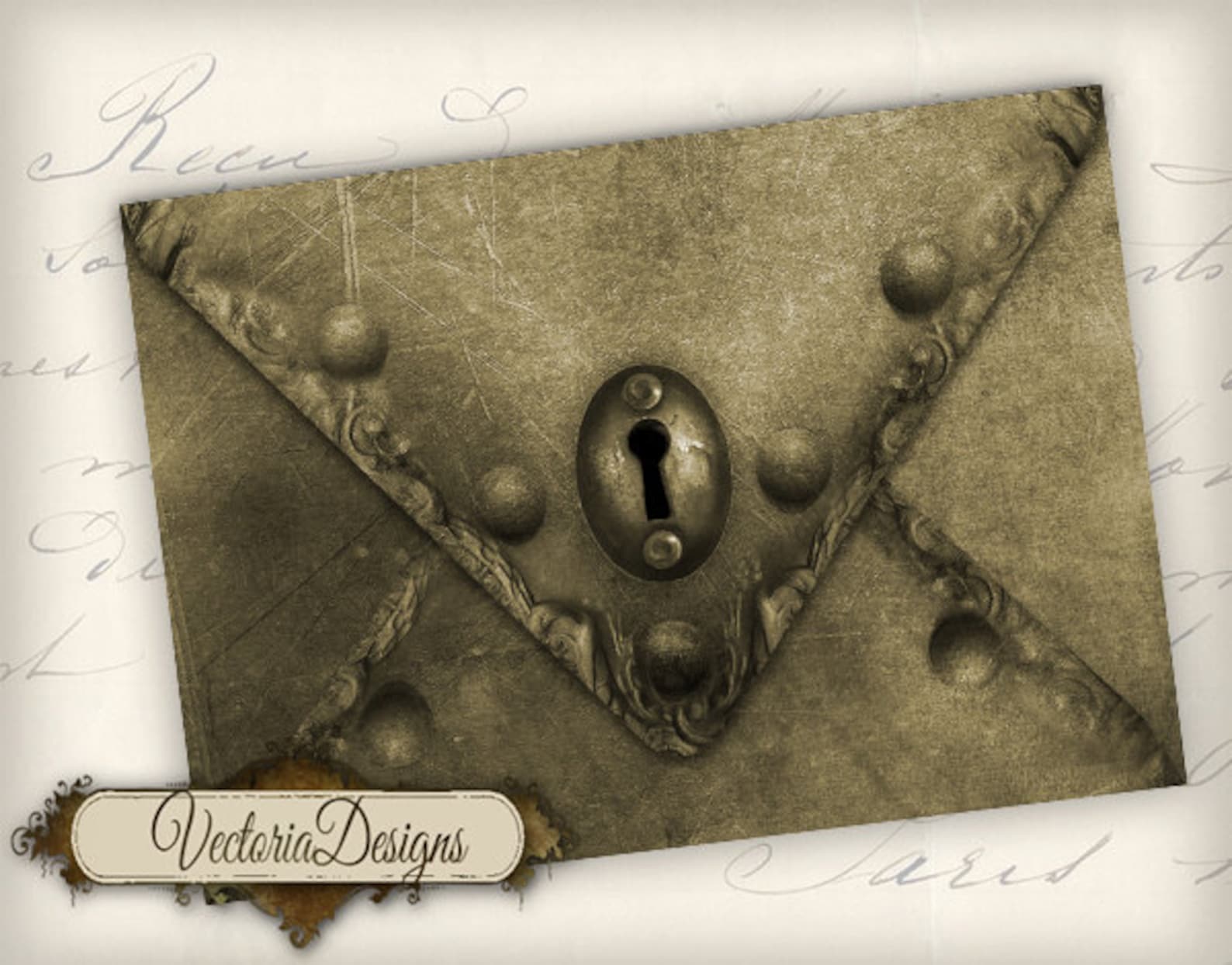 Steampunk Envelopes Printable Envelopes Digital Envelopes - Etsy