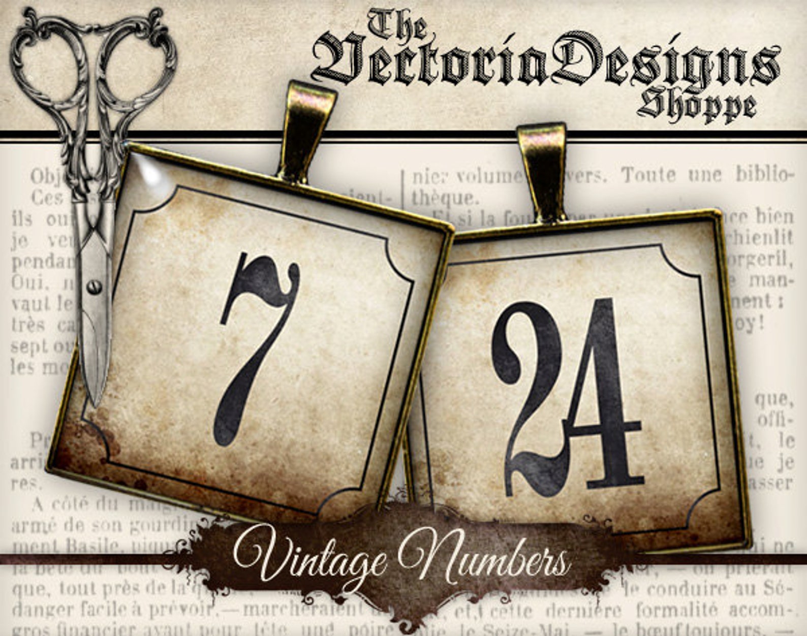 Vintage Numbers 1.5 Inch Square / 1 Inch Square / Scrabble - Etsy