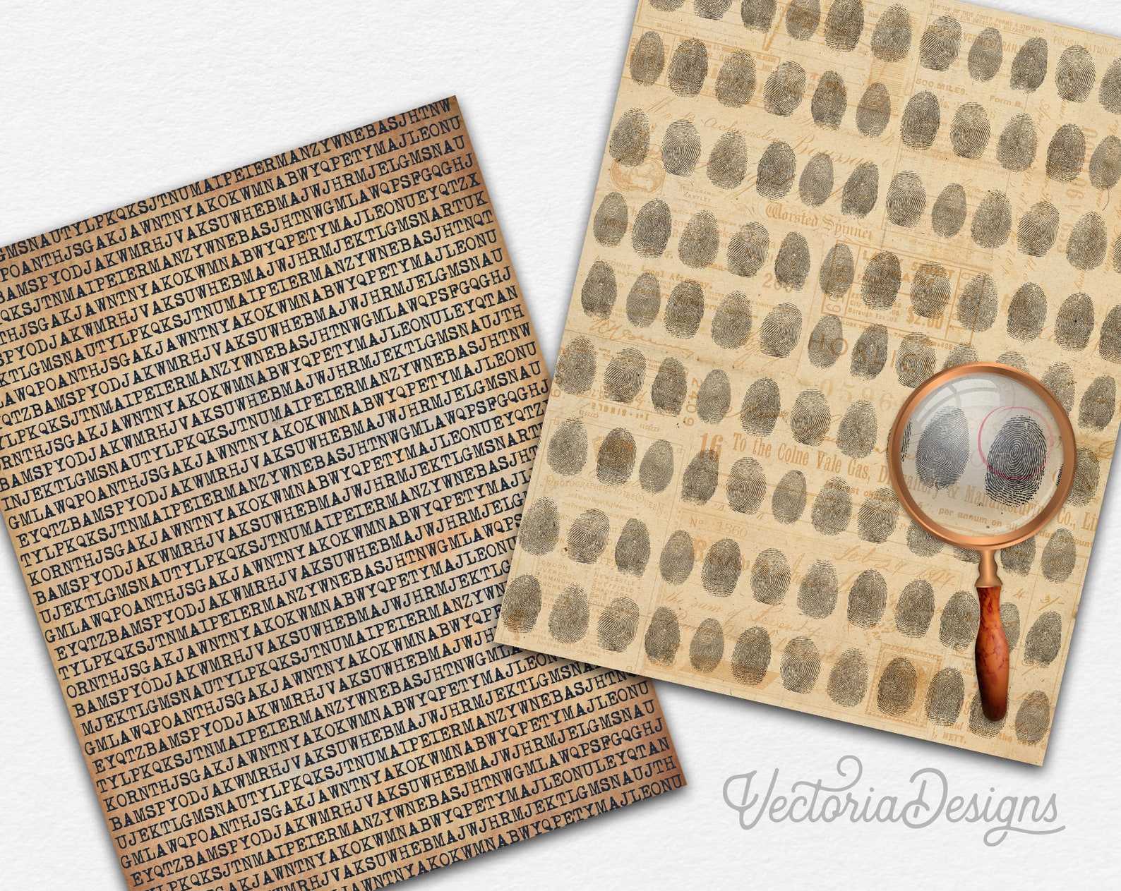 Old School Detective Paper Pack Printable Journal Pages - Etsy Canada