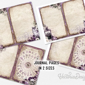 Gothic Junk Journal Kit Gothic Embellishments Gothic Paper Printable ...