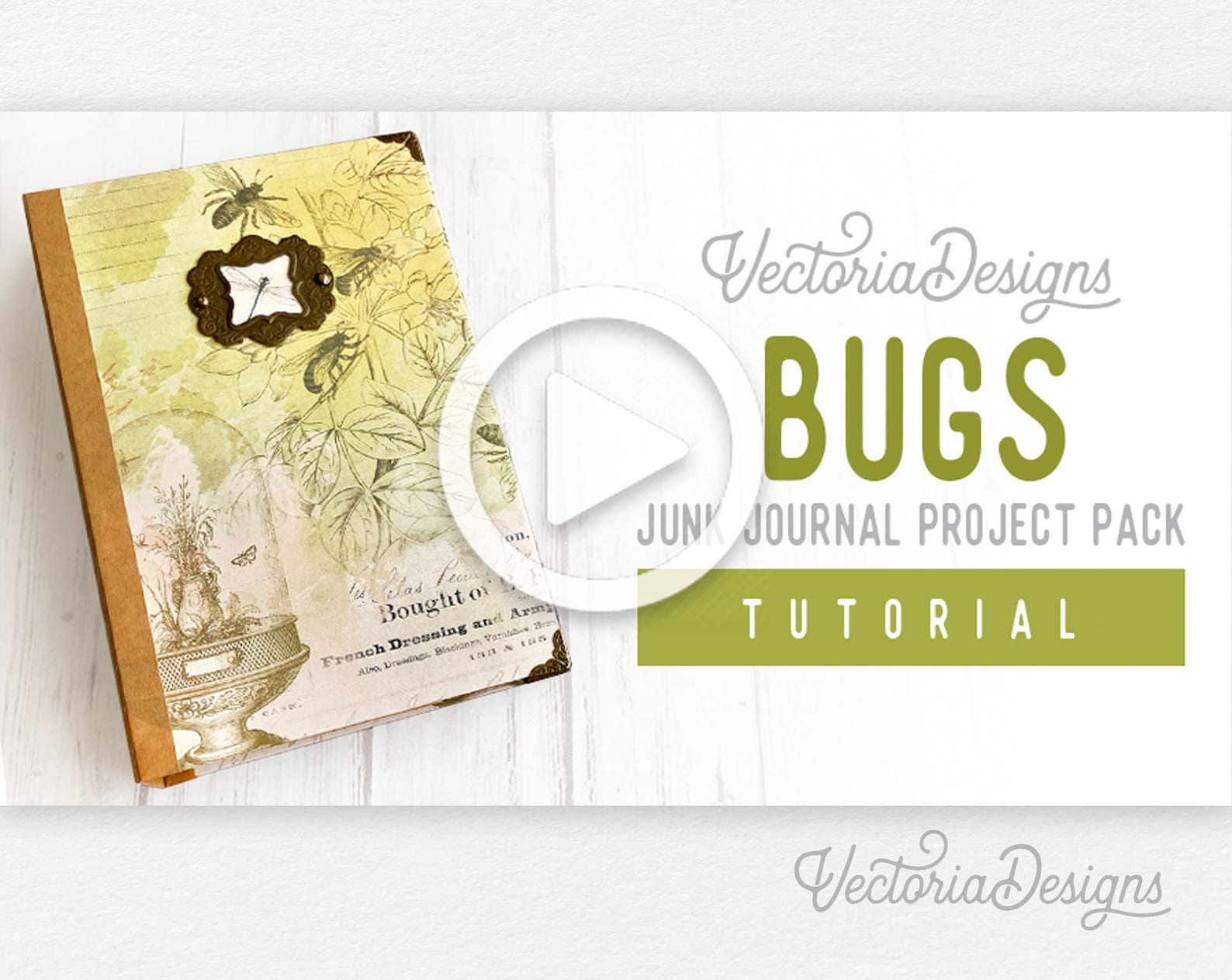 Bugs Large Junk Journal Kit Digital Junk Journal Kit Insects - Etsy