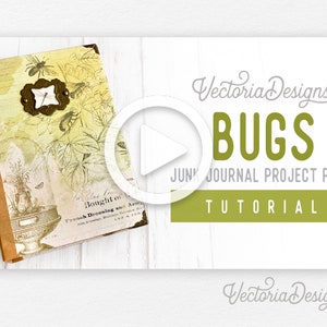 Bugs Large Junk Journal Kit, Digital Junk Journal Kit, Insects Junk ...