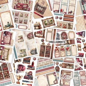 Dark Academia Life Junk Journal Kit DELUXE, Academia Crafting ...