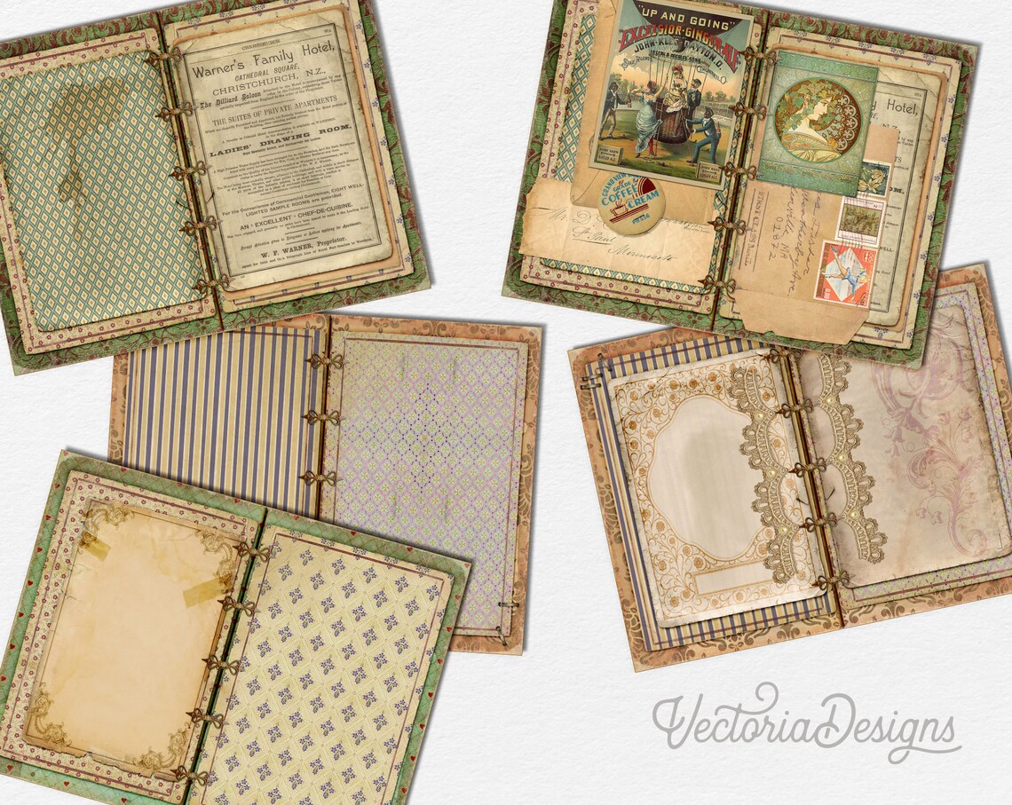 Memories Junk Journal Kit Printable Junk Journal Digital - Etsy