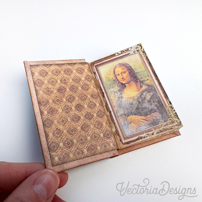 Leonardo Da Vinci DIY Mini Book Printable Craft - 003955 - Etsy