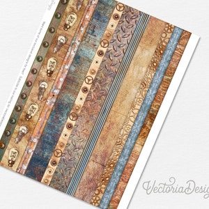 Steampunk Strips Steampunk Embellishments Scrapbooking Embellishments ...