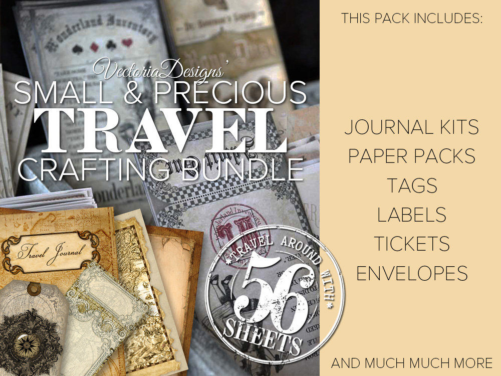 Travel Journal Pack Printable Paper Pack Travel Bundle Junk - Etsy
