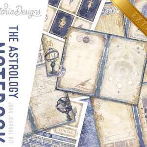 Mystical Zodiac DELUXE Crafting Printables Kit, Printable Junk Journal ...
