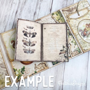 Mini Folio Templates Mini Project Craft Kit Summer Crafts Junk Journal ...