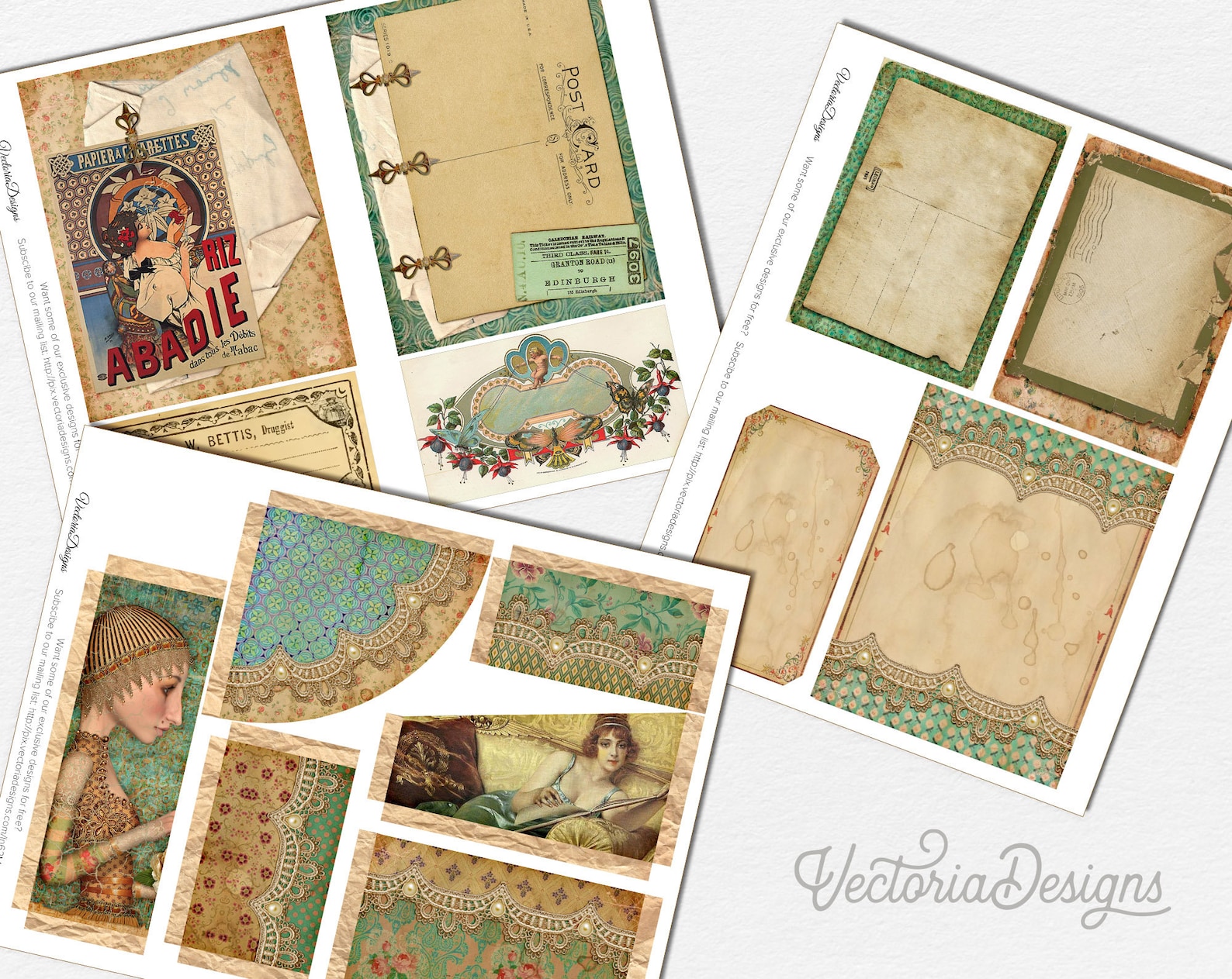 Memories Junk Journal Kit Printable Junk Journal Digital - Etsy