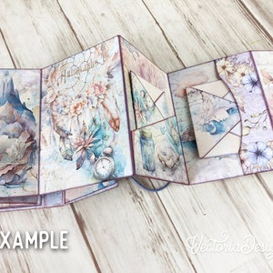 Tiny Mini Booklet Templates Mini Booklet Craft Kit Mini Project Junk ...