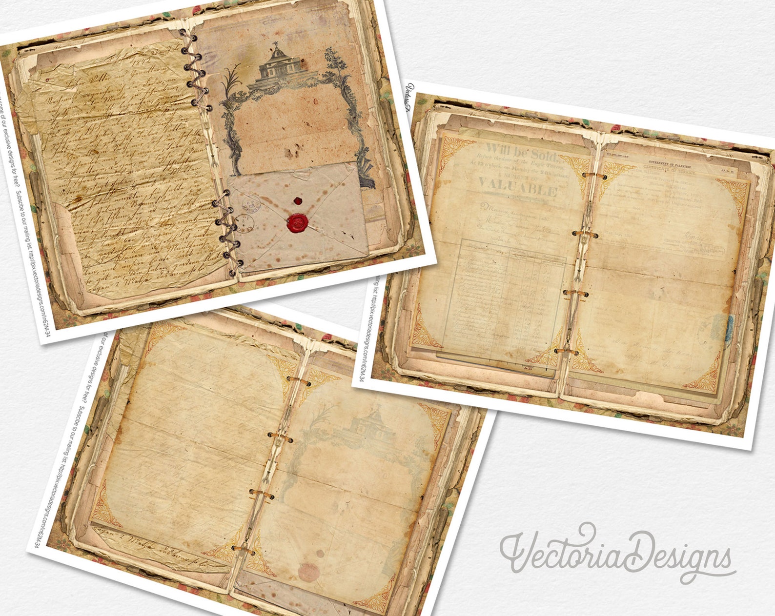 Layered Junk Journal Kit Printable Junk Journal Digital - Etsy