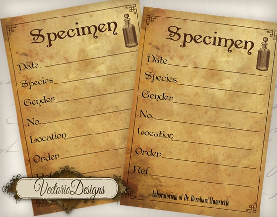 Printable Specimen Labels - Printable Word Searches Printable Specimen Labels - Printable Word Searches