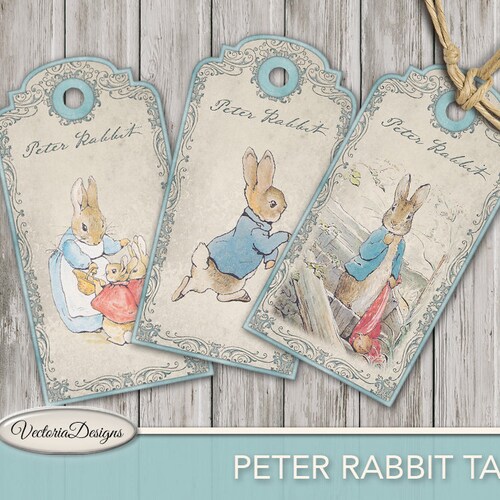 Peter Rabbit Digital Paper Junk Journal Printable Beatrix - Etsy