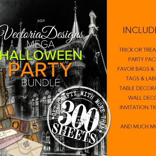 MEGA Halloween Crafting Bundle Printable Paper Crafting - Etsy