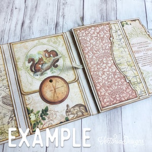 Mini Folio Templates Mini Project Craft Kit Summer Crafts Junk Journal ...