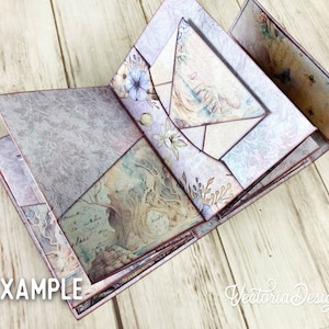 Tiny Mini Booklet Templates Mini Booklet Craft Kit Mini Project Junk ...